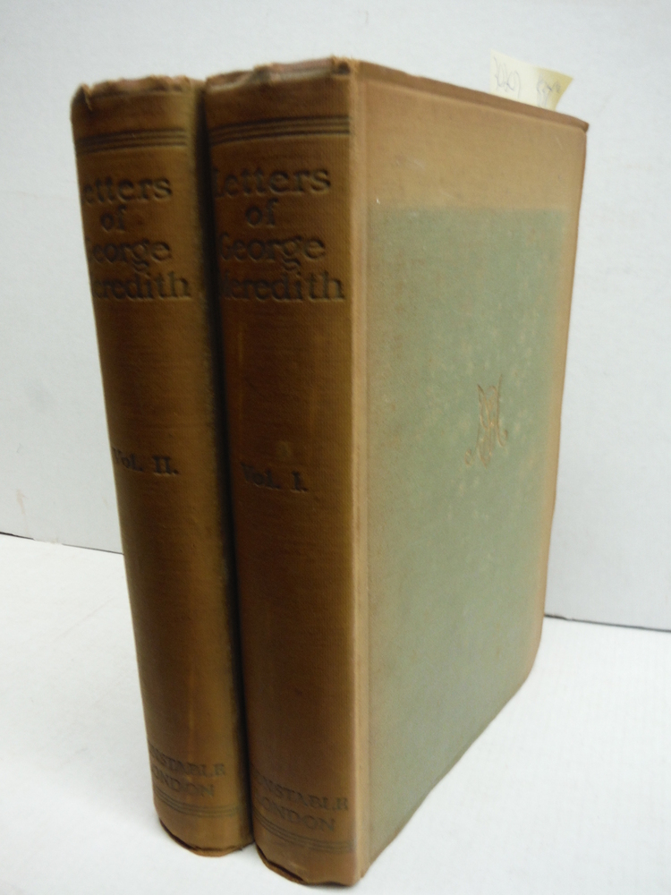 Letters of George Meredith ** 2 VOLUMES ** (1844-1881) and (1882-1909)