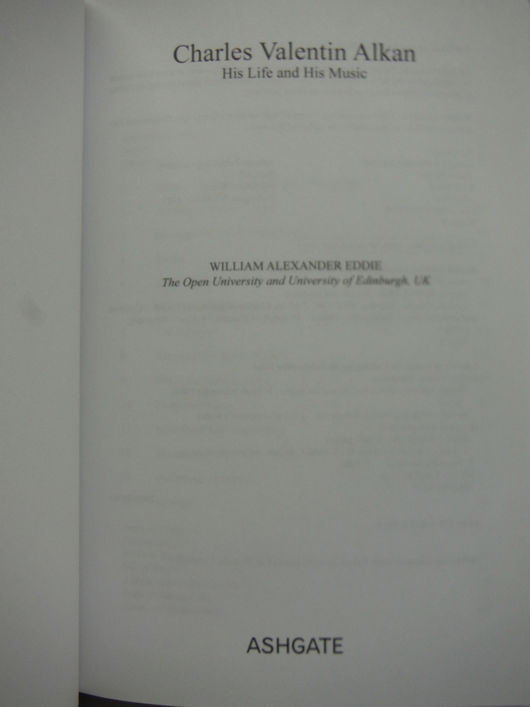 Charles Valentin Alkan: His Life and His Music