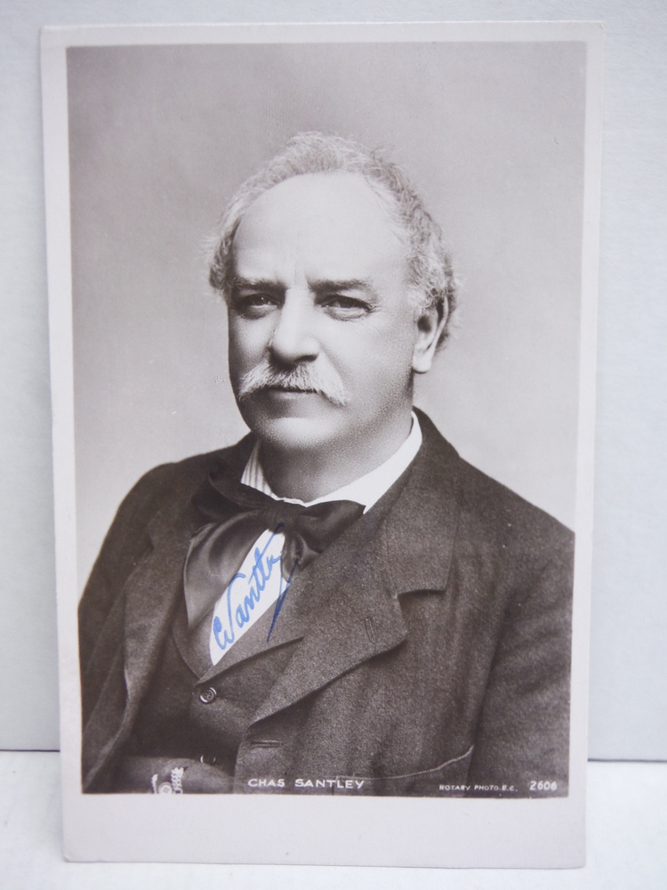 SIR CHARLES SANTLEY - OPERA SINGER - SIGNED PHOTOGRAPH