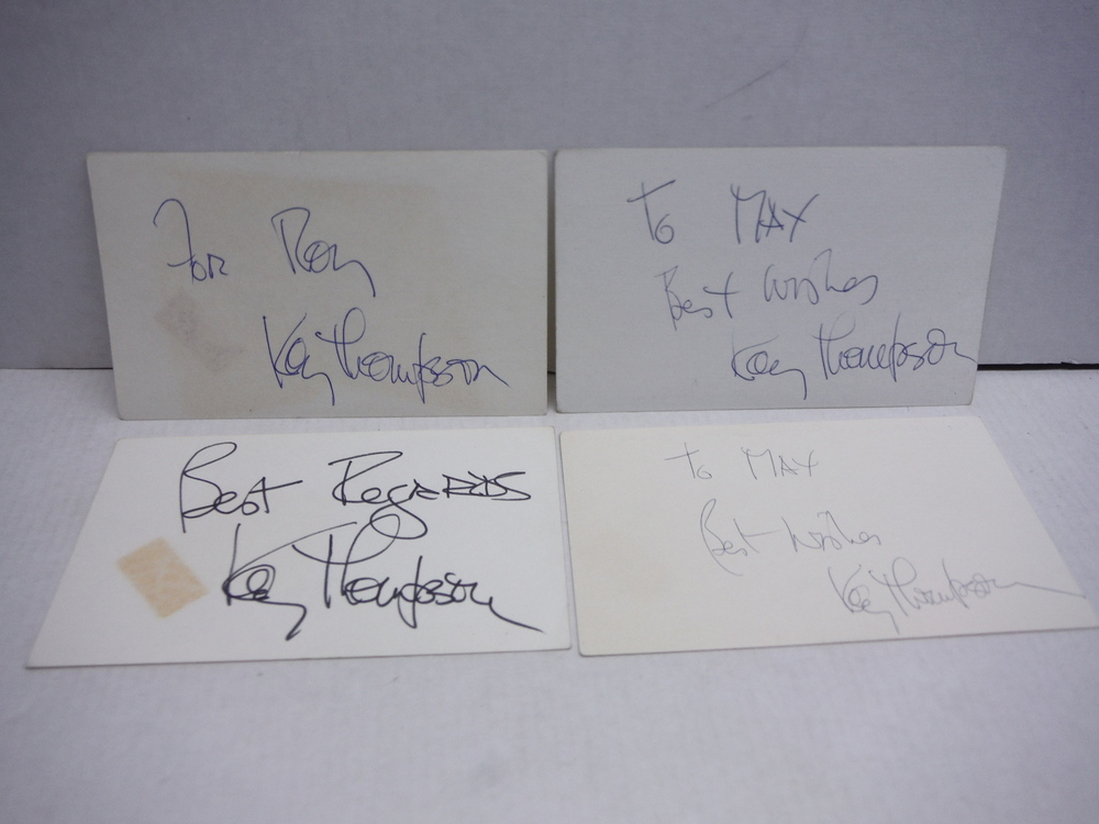 KAY THOMPSON - ACTRESS - AUTOGRAPHS (4)