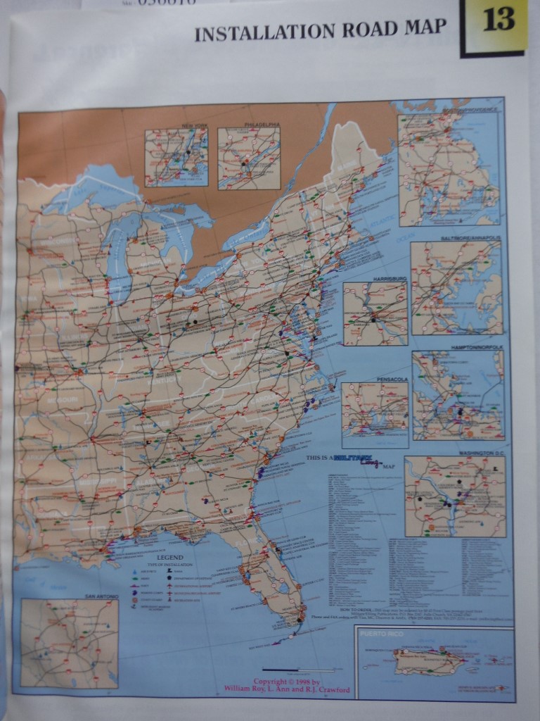 United States military road atlas