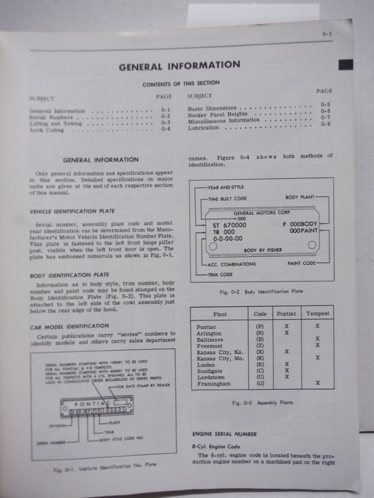 1967 Pontiac Service Manual