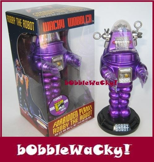 Funko ROBBY THE ROBOT 2010 SDCC Comic Con Purple Exclusive Wacky ...